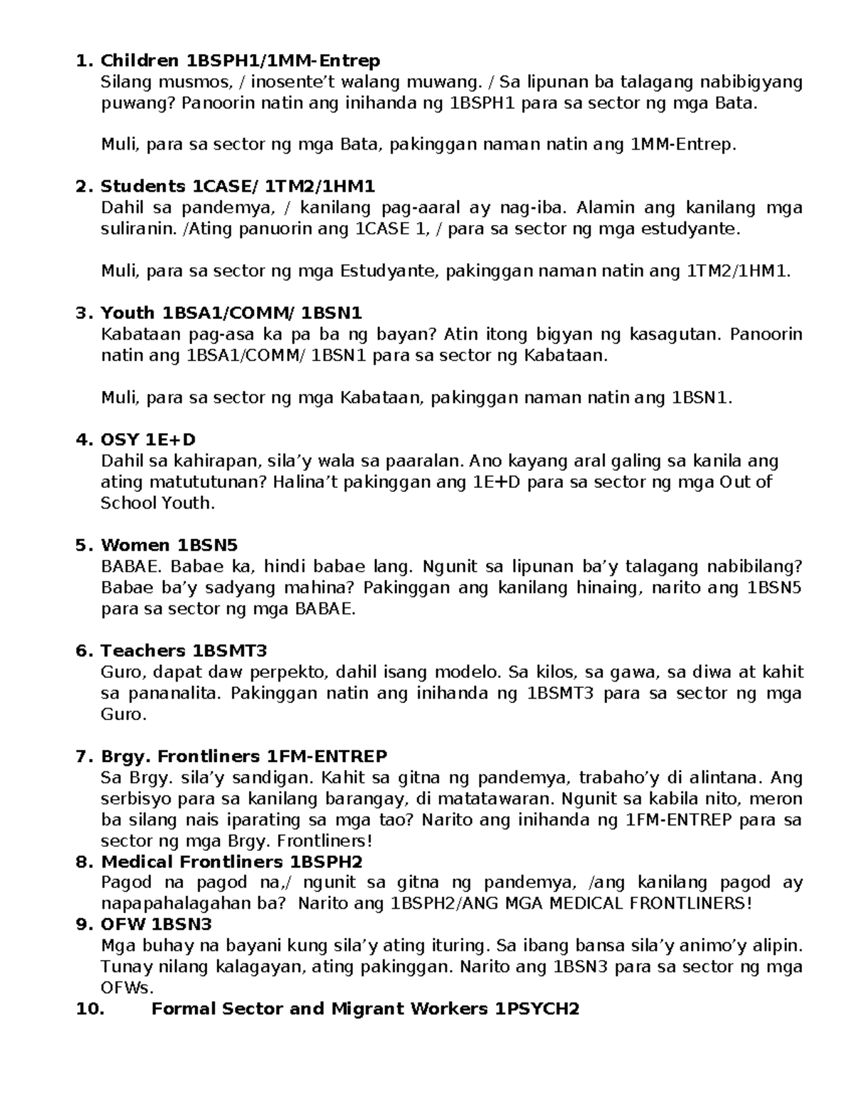 Children 1BSPH1 - dwdsd - Children 1BSPH1/1MM-Entrep Silang musmos ...