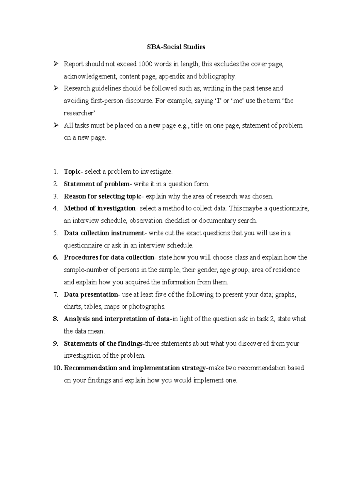 SBA- outline - I DO NOT OWN THE CONTENT OF THIS DOCUMENT - SBA-Social ...