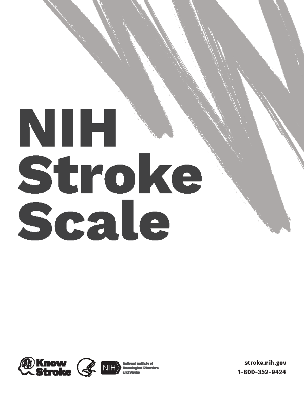Know Stroke NIHStroke Scale May2024 508c - NIH Stroke Scale stroke.nih ...