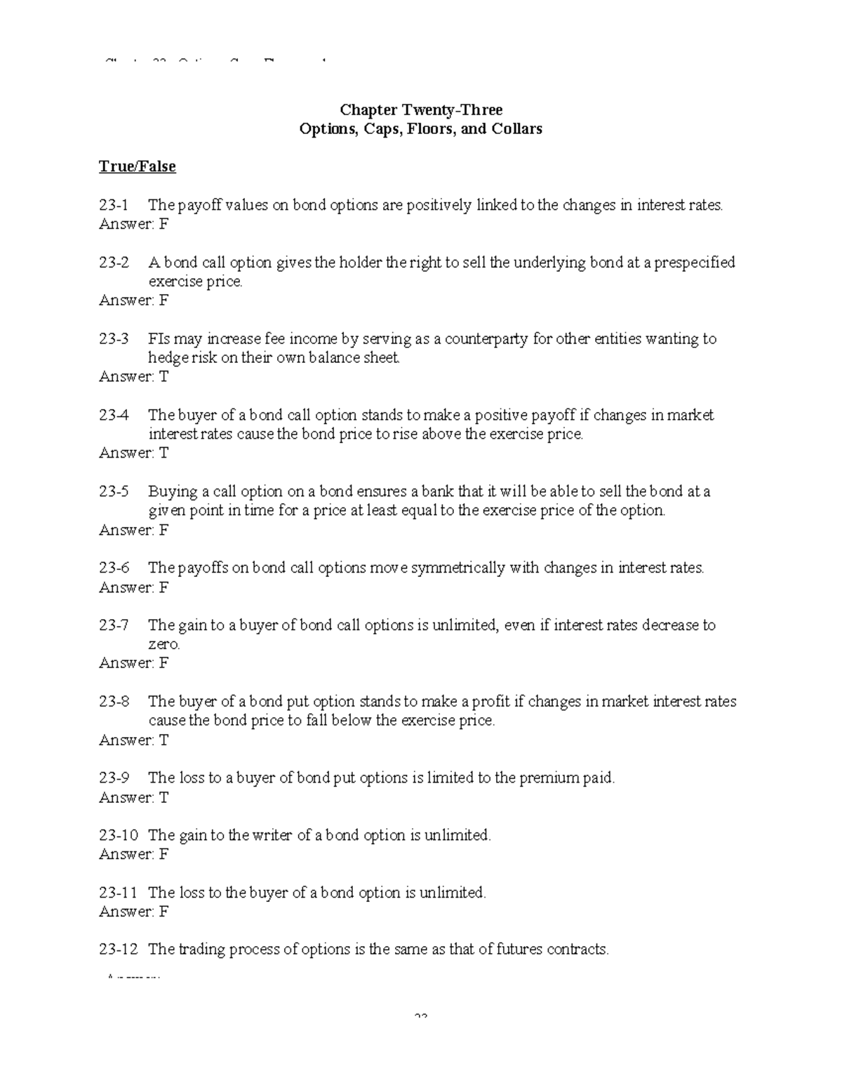 Chap023 options solution manual financial institutions management a risk management approach ...