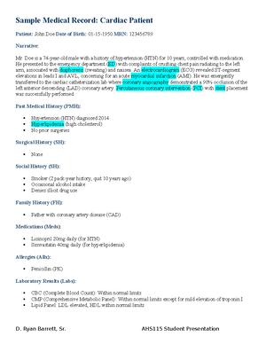 Pick Apart the Chart #1 - assignment - AHS 115 MEDICAL TERMINOLOGY PICK ...