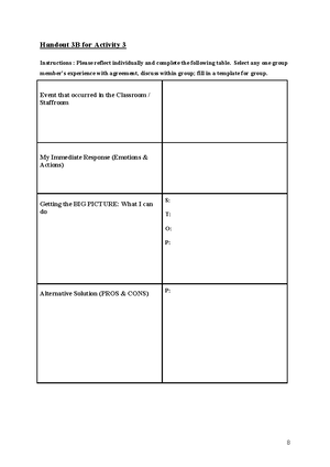 Happy Classrooms 4 - Handout - 7 Handout 3A for Activity 3 STOPP!! Ɣ ...