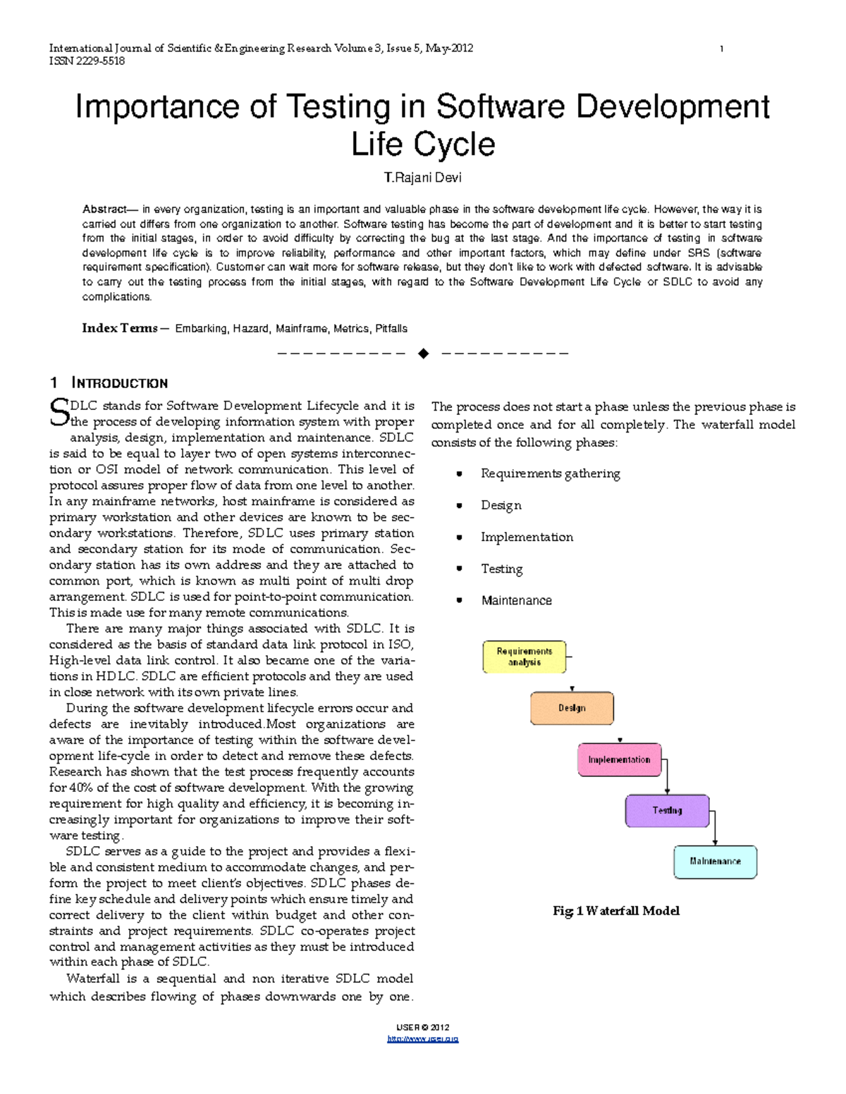 Importance of Testing in Software Development Life Cycle - However, the ...