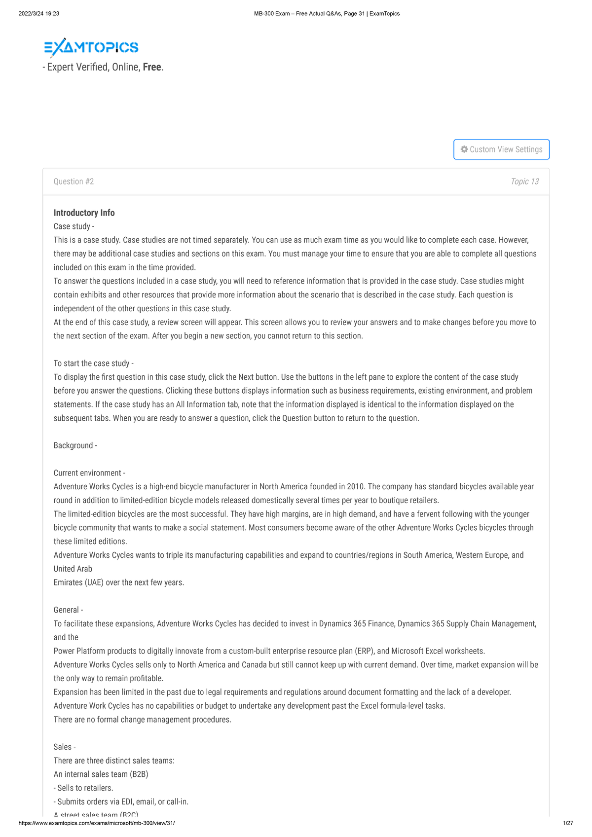 31Database Systems - Expert Veried, Online, Free. Custom View Settings ...
