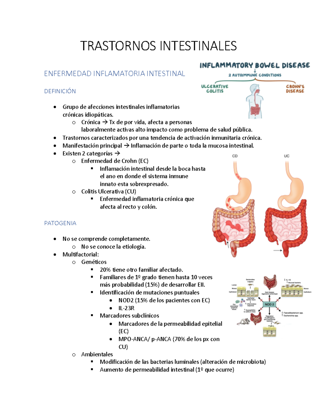 Trastornos Intestinales - TRASTORNOS INTESTINALES ENFERMEDAD ...