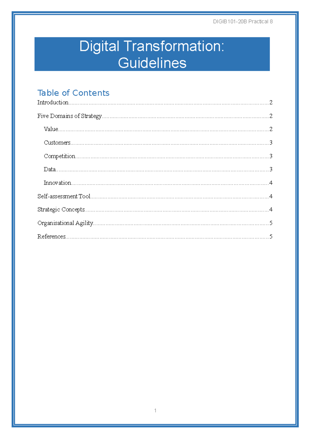 DIGIB101-20B Practical 8 Guidelines - Digital Transformation ...