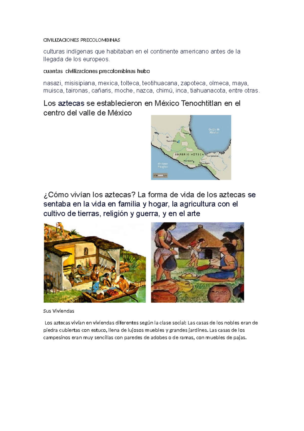 Aztecas - Azteca sociedad precolombina - CIVILIZACIONES PRECOLOMBINAS ...