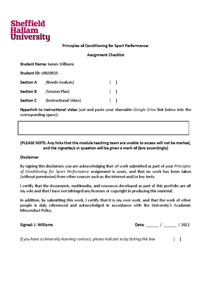 Unit 3 - Level 3 PT coursework - Unit 3: Programming personal training ...
