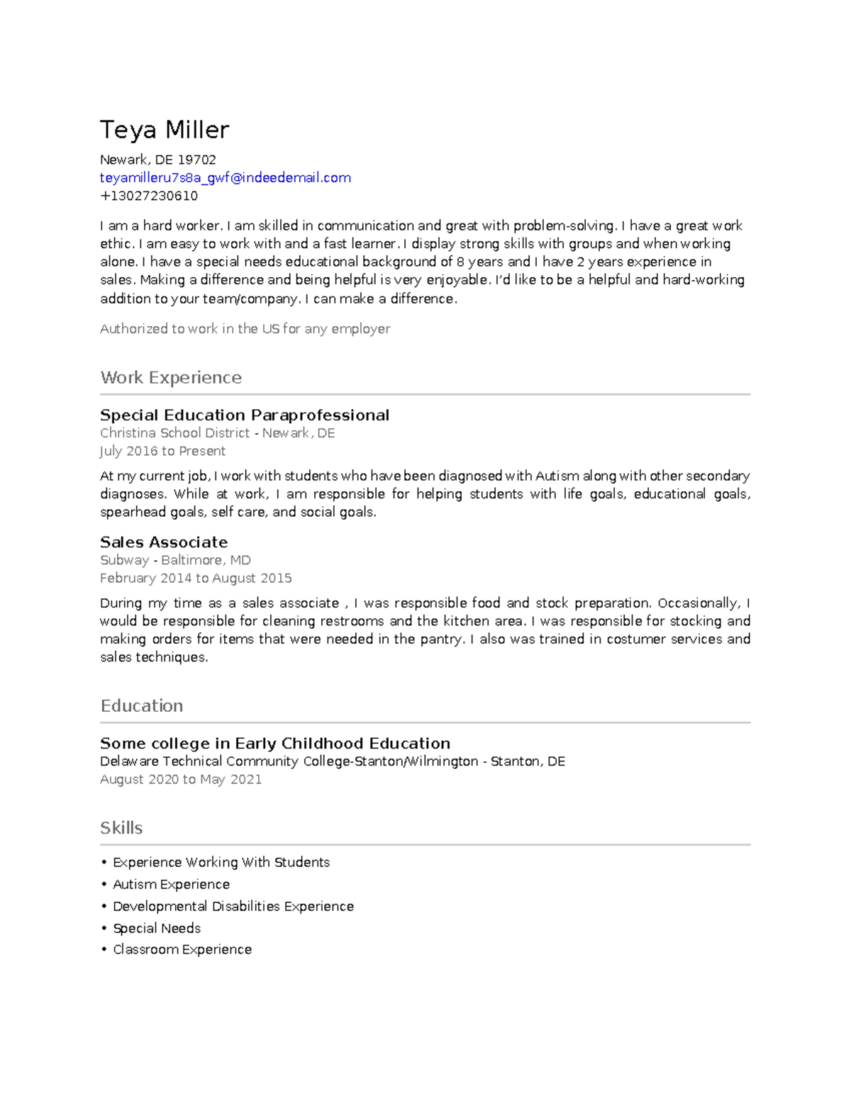 Real Estate Manage - Teya Miller Newark, DE 19702 teyamilleru7s8a_gwf ...