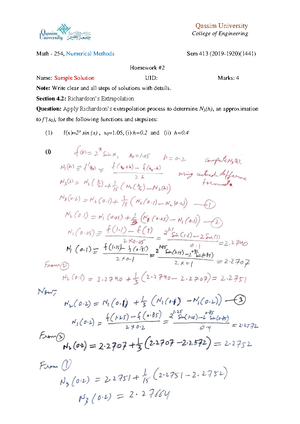 OR Math329 Ch 1 Introduction about Numerical methods - Operations ...