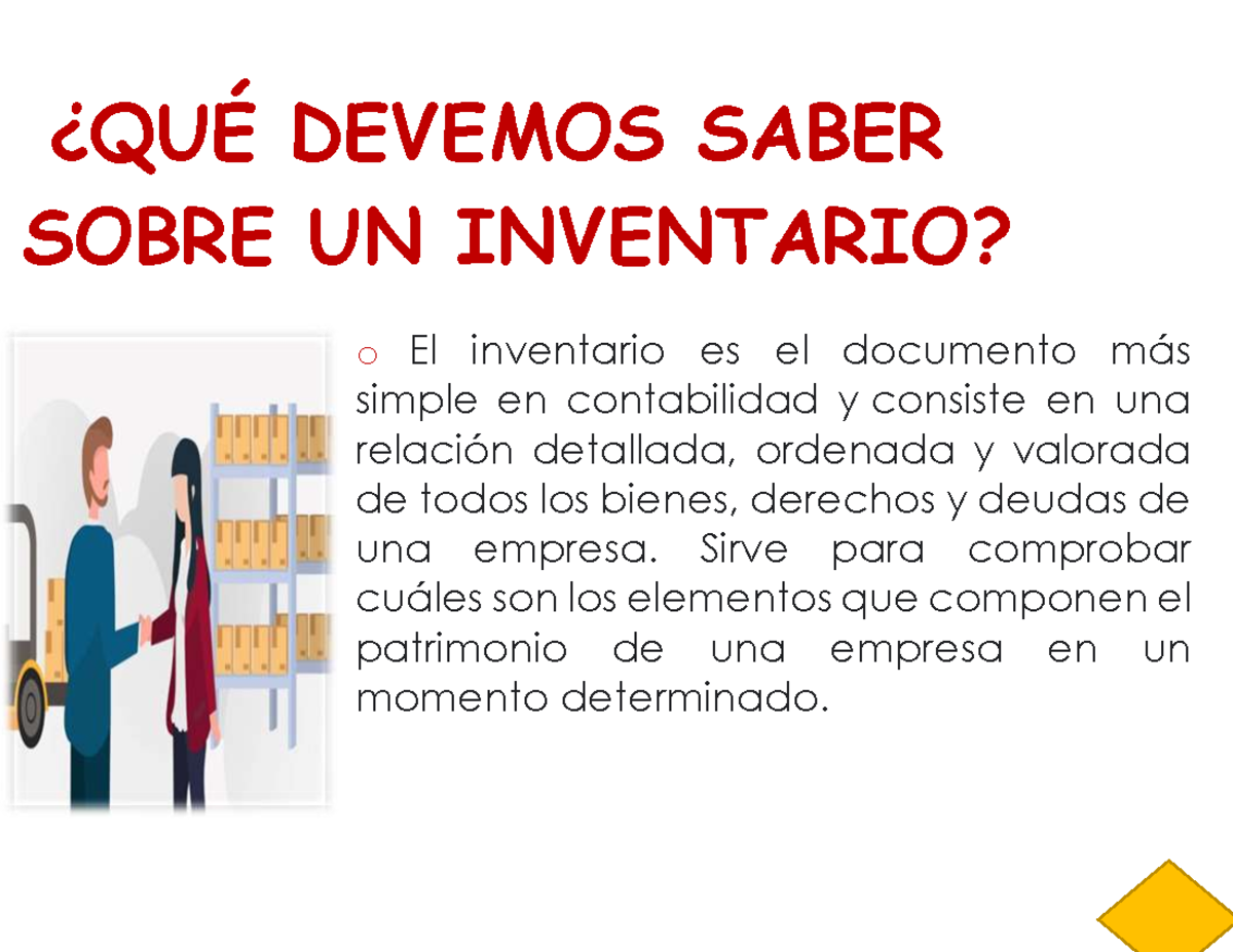 QUÉ Devemos Saber Sobre UN Inventario - øQU... DEVEMOS SABER SOBRE UN ...