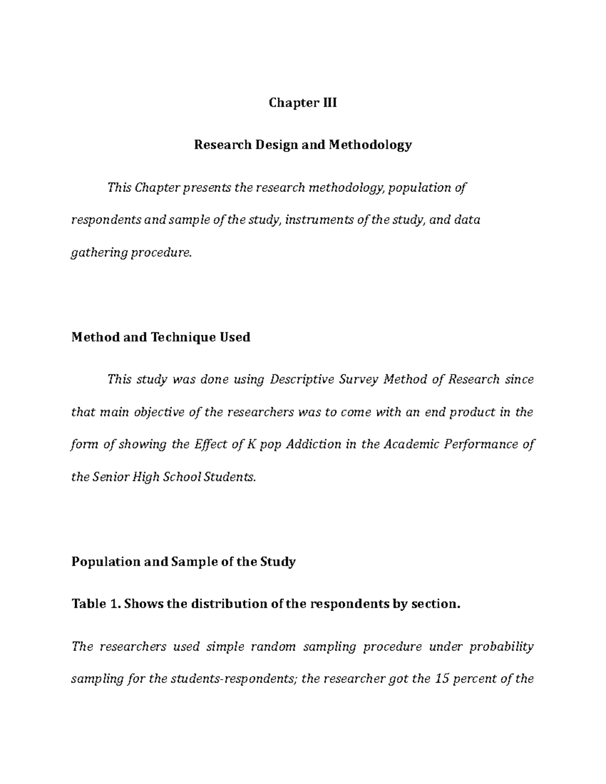 Chapter III Group 5 G-12 - Chapter III Research Design and Methodology ...