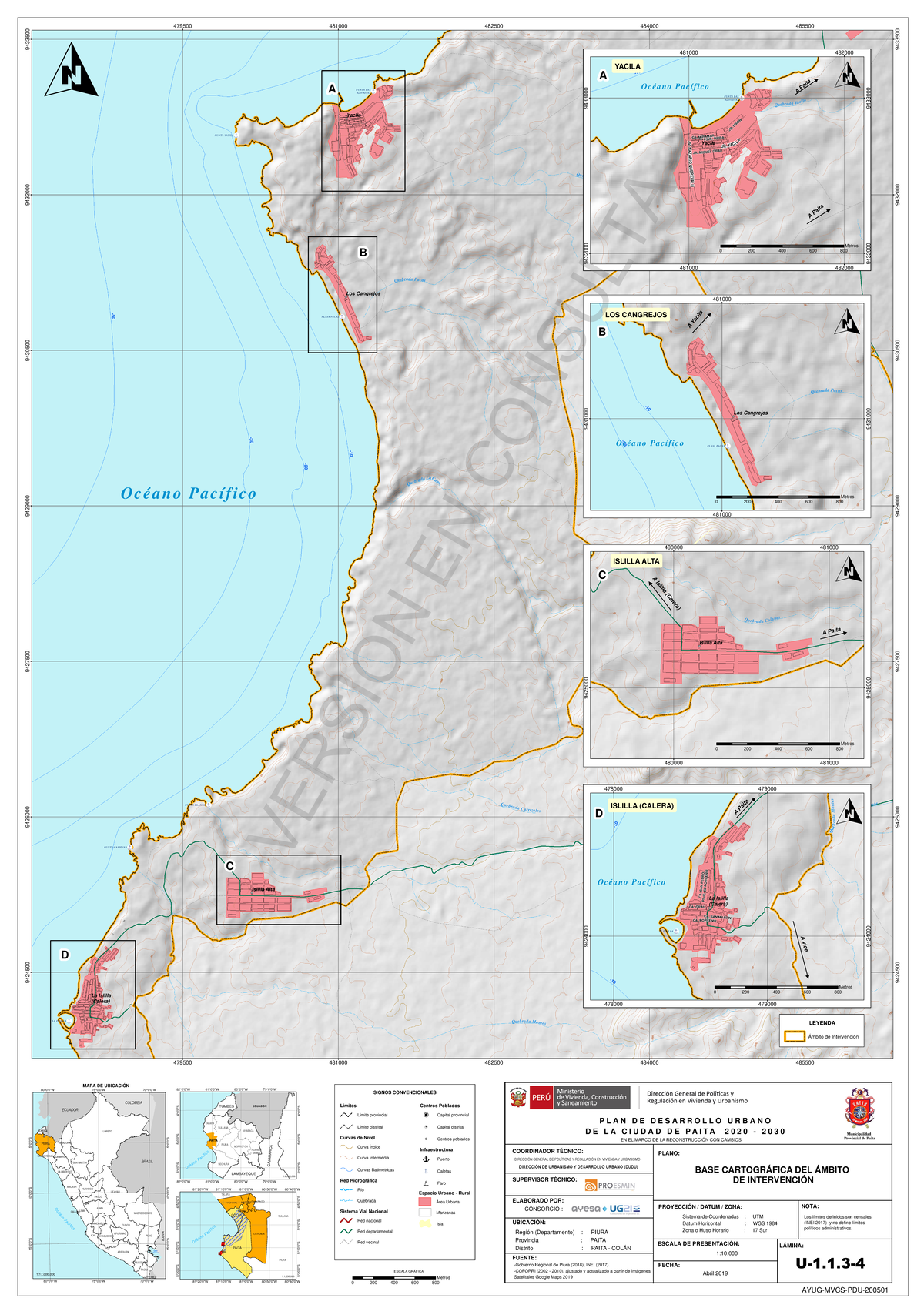 Plano de paita base - PUNTA LAS GAVIOTAS PUNTA YASILA PLAYA PACAS PUNTA ...