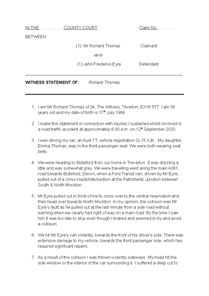 DRS- Example of Closing Speech - Example of closing speech: CLOSING ...
