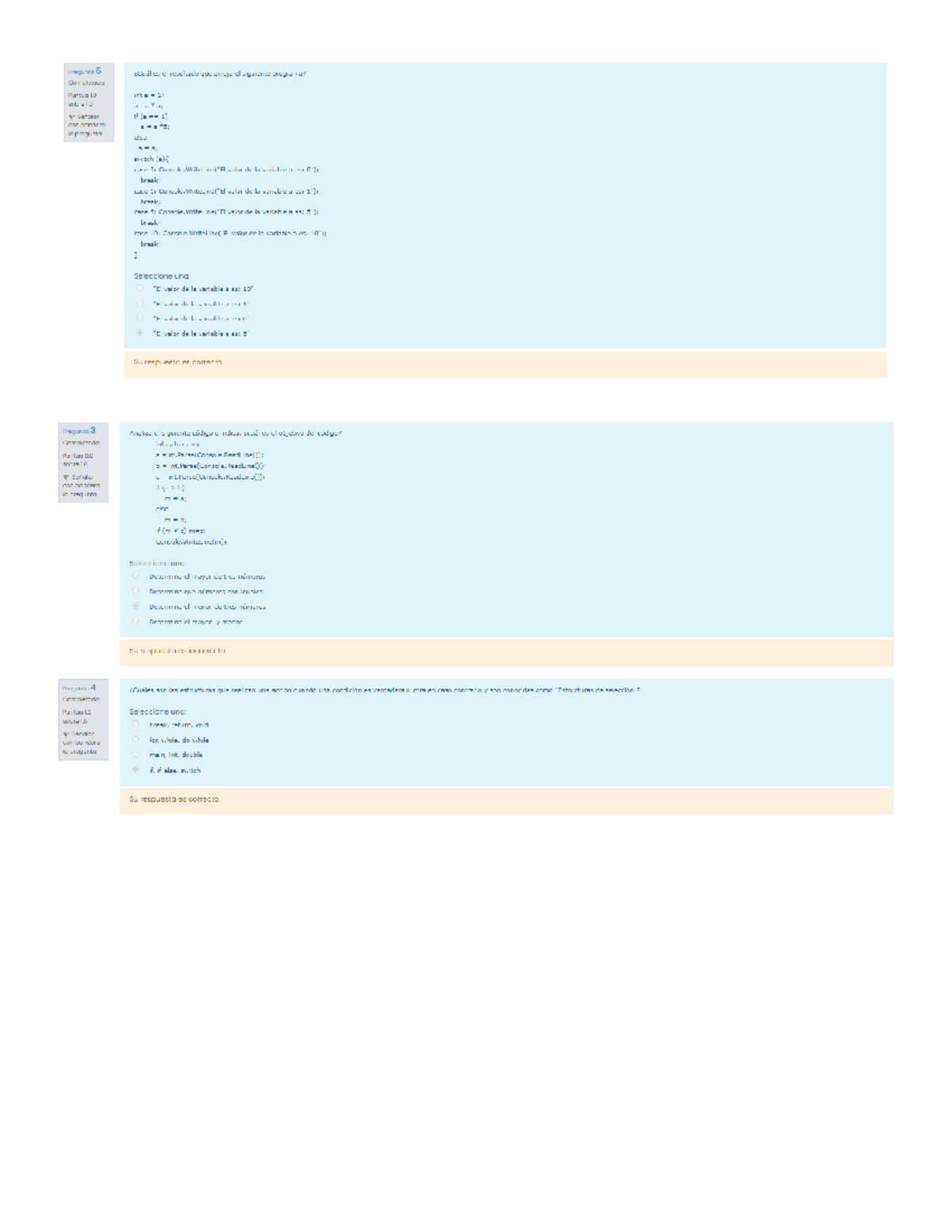Examen semana 3 - programacion estructurada - Studocu