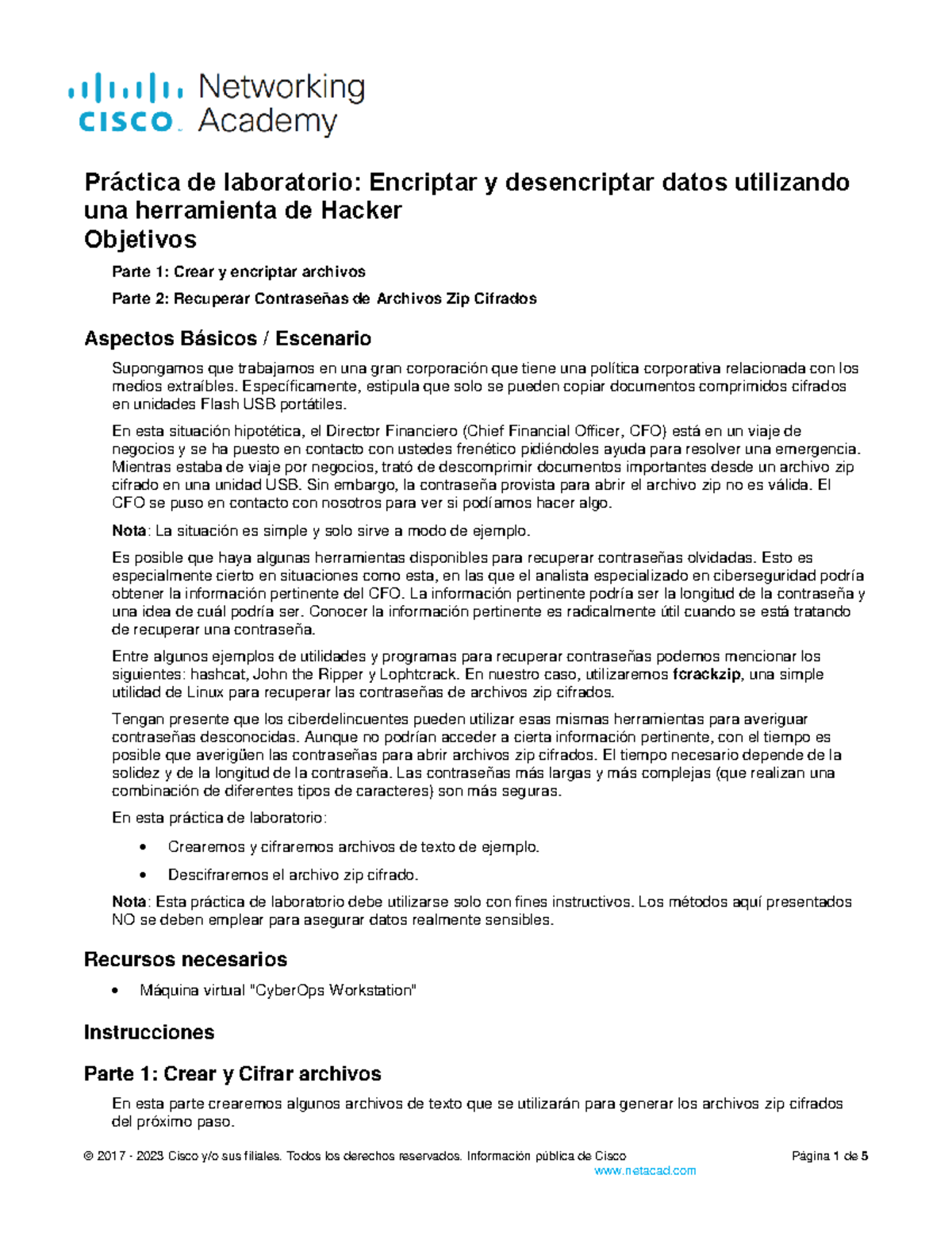 Lab Encriptar Y Desencriptar Datos Utilizando Una Herramienta De