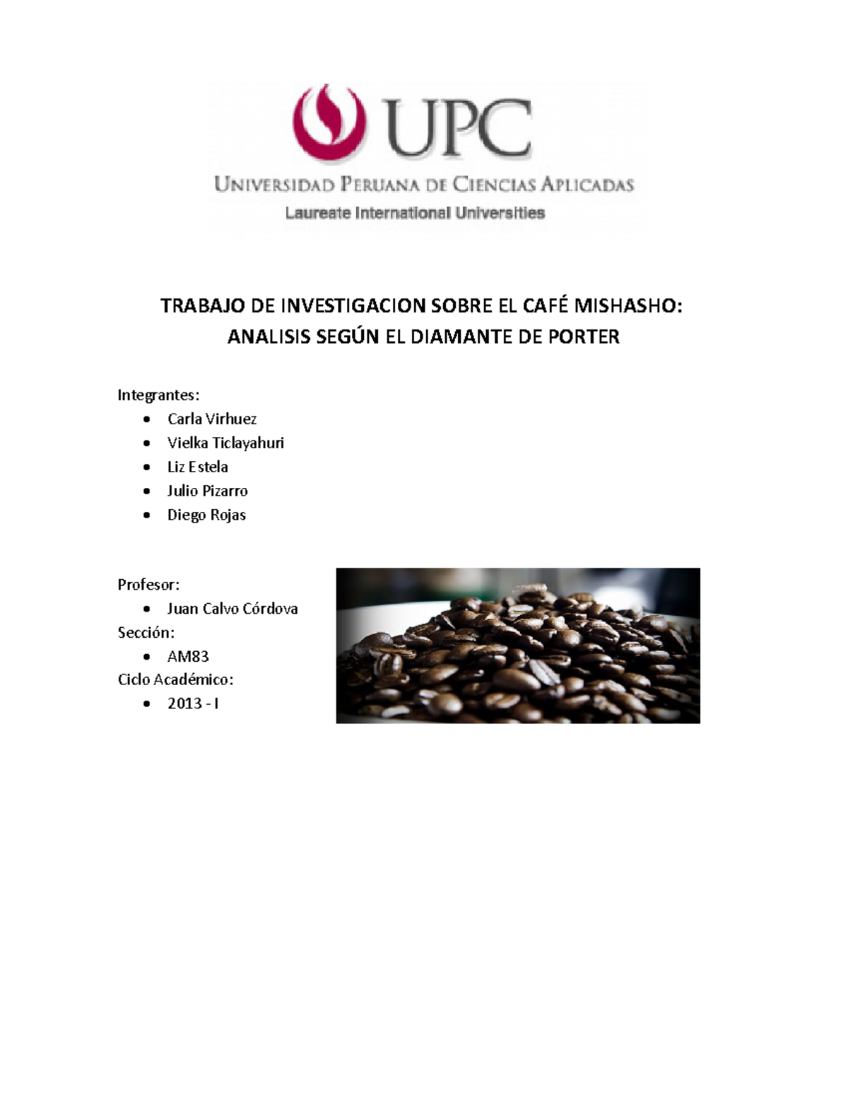 383616553-Cafe-Mishasho - TRABAJO DE INVESTIGACION SOBRE EL CAFÉ ...