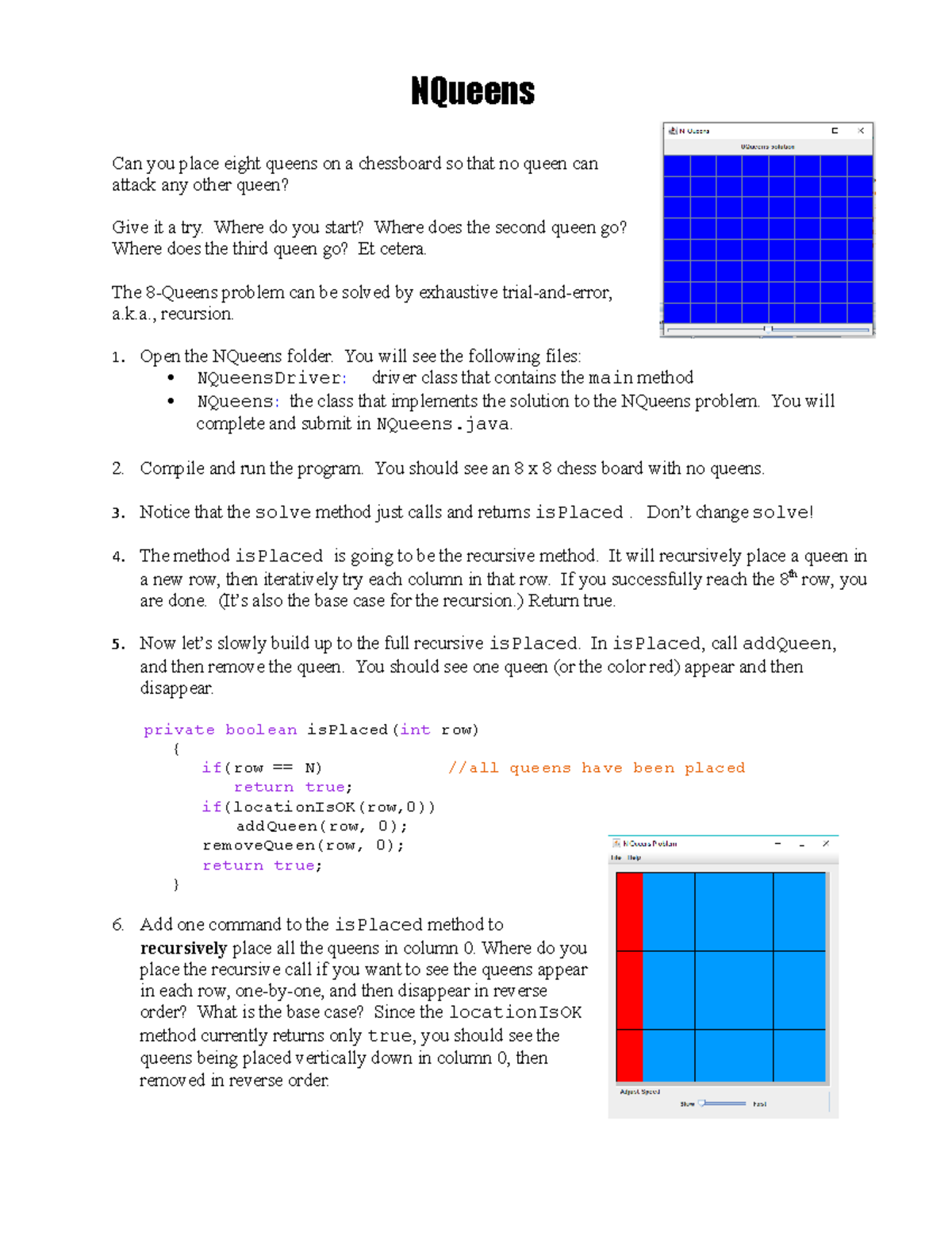 0A272B6B-DC6A-6322-CB53-6A40D7447B54 nqueens - NQueens Can you place eight queens on a ...