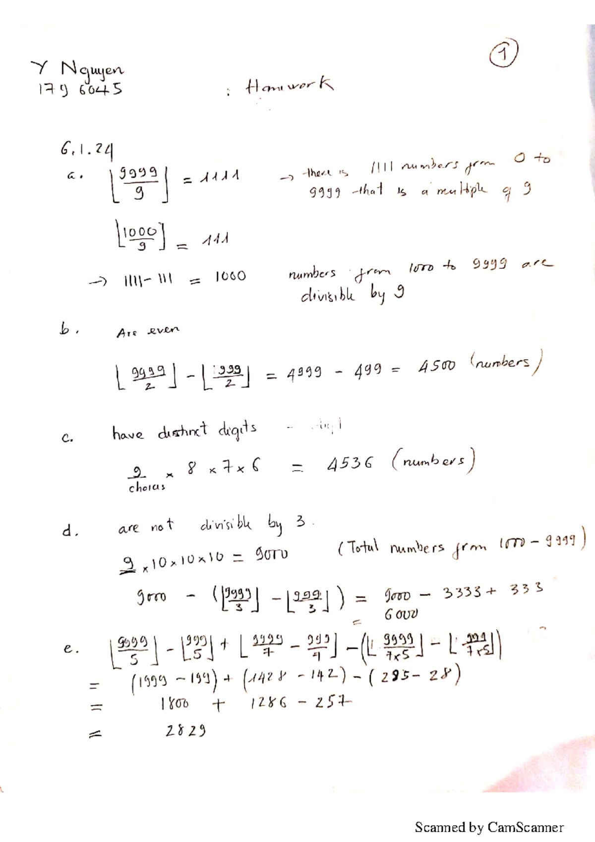 Hw6 - discrete math 3336, university of Houston, UH, professor Irina ...