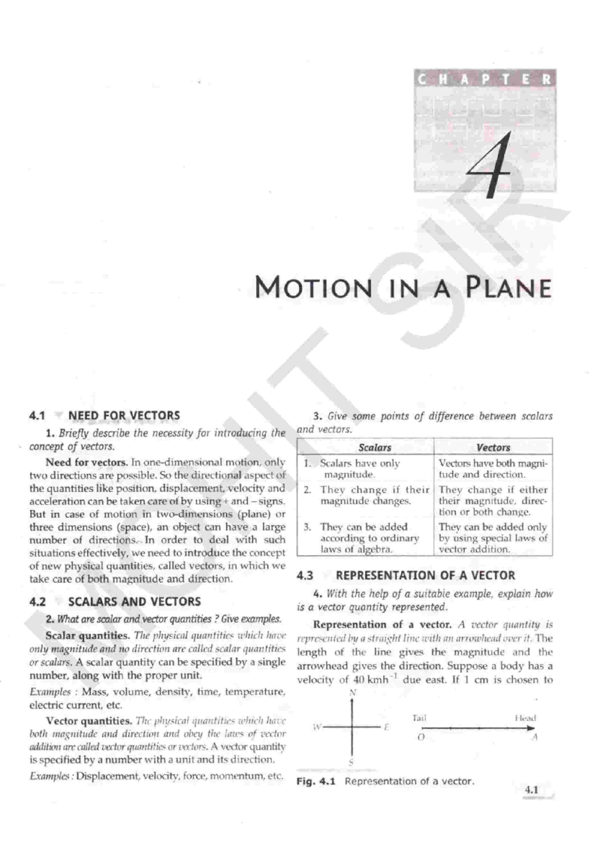 Chapter 4 - Motion in a Plain - Biology , physics - Studocu