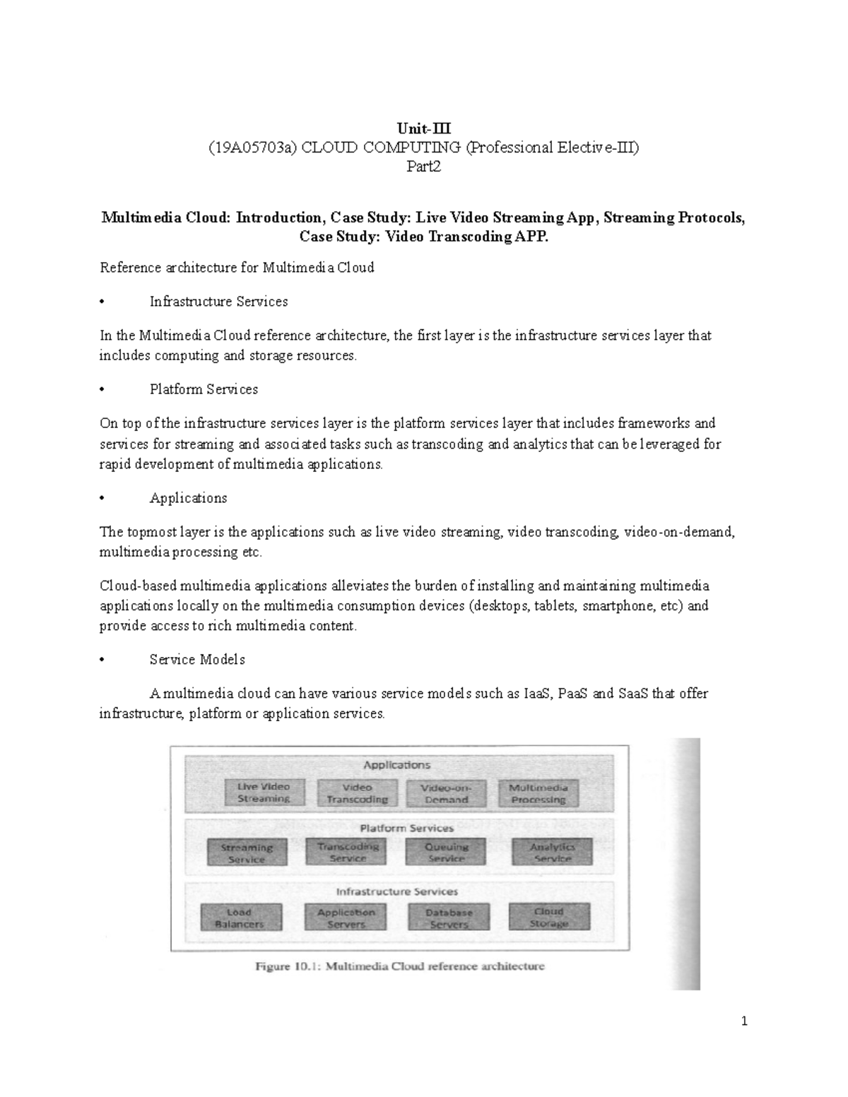 Cc unit-3 part 2 - sadfasdfasdfasdf - Unit-III (19A05703a) CLOUD ...