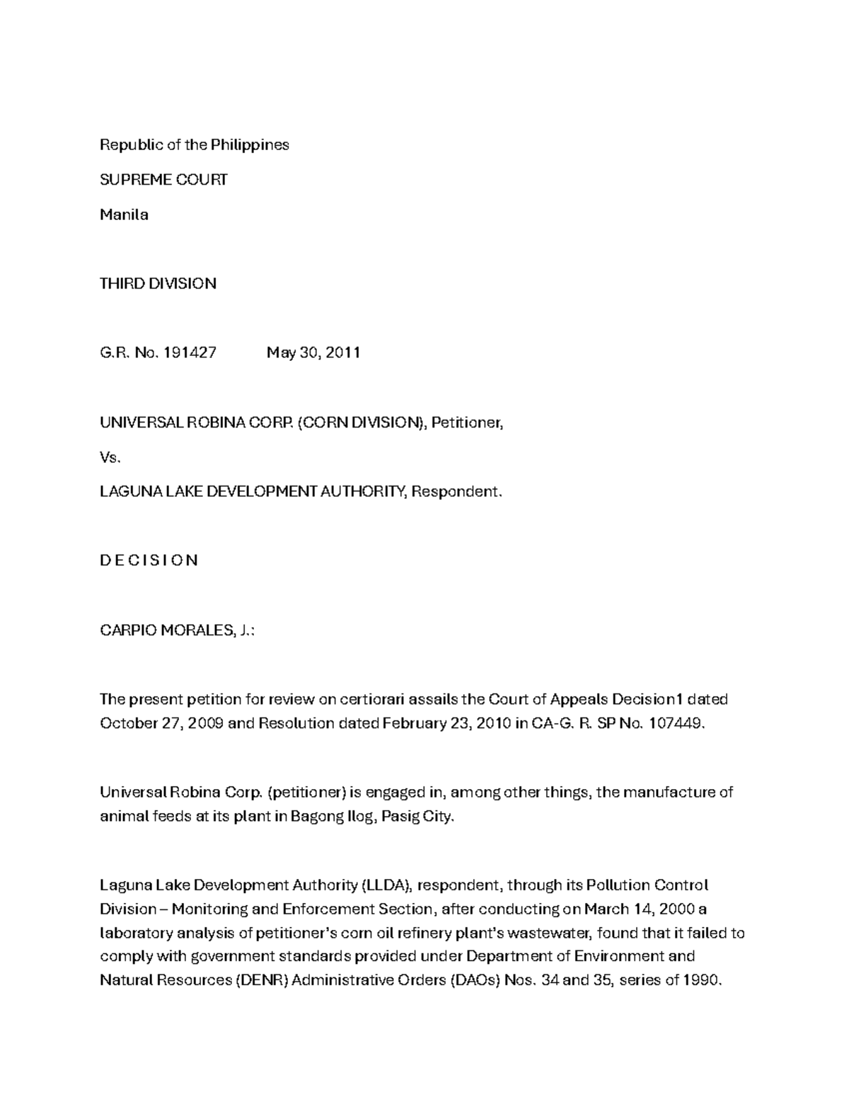 Case-Digest-1 - Administrative case digest - Republic of the ...