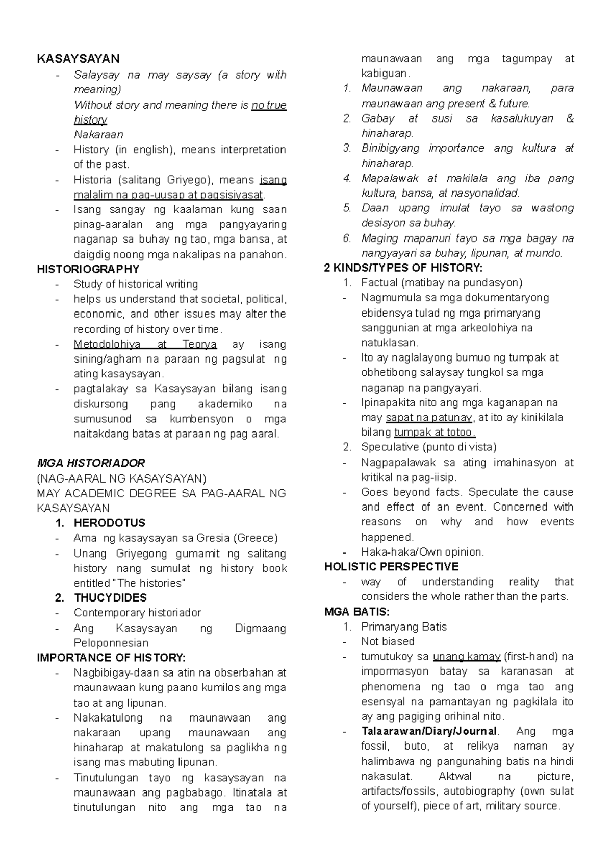 Kasaysayan Midterm - for downloading purposes - KASAYSAYAN Salaysay na ...