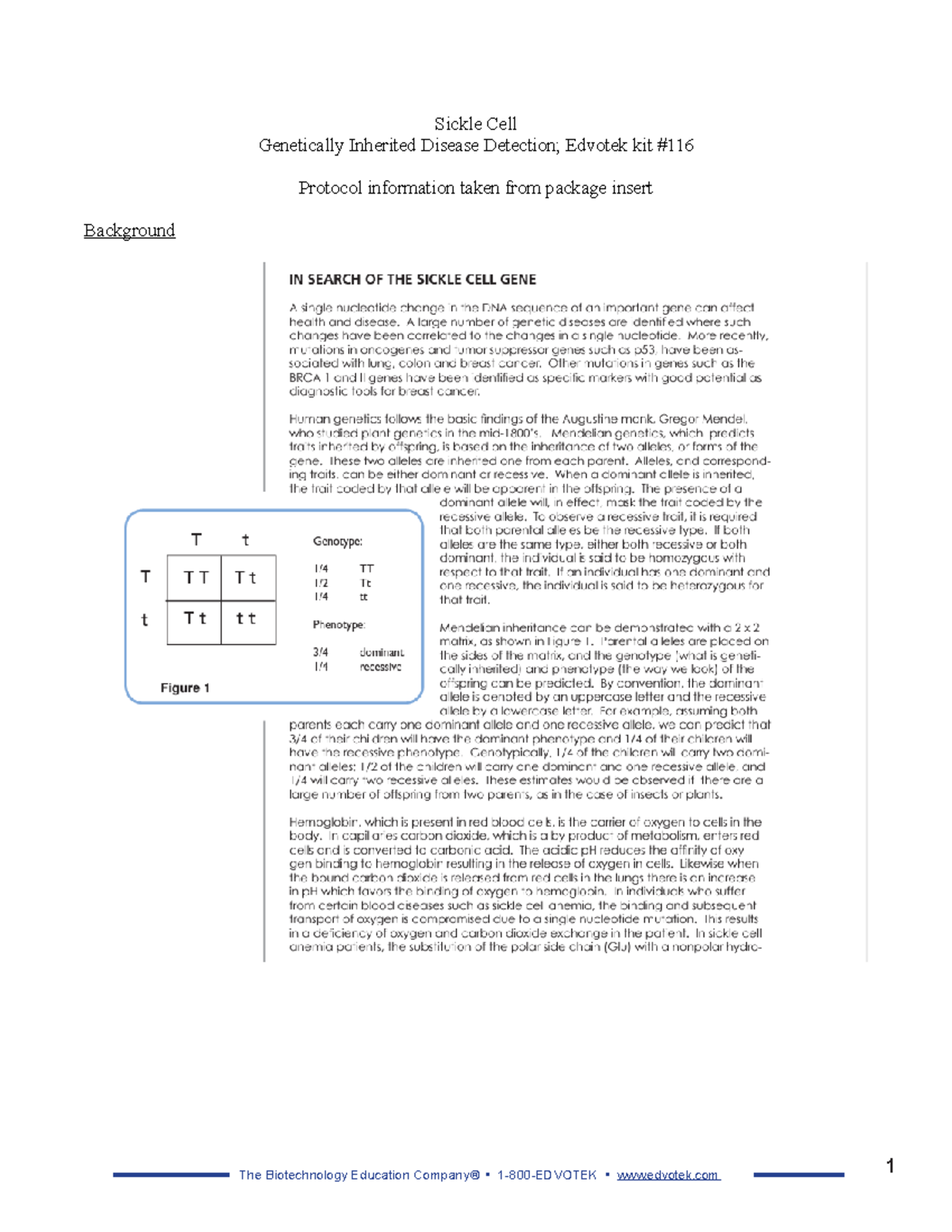 Protocol Sickle Cell Anemia - Sickle Cell Genetically Inherited Disease ...
