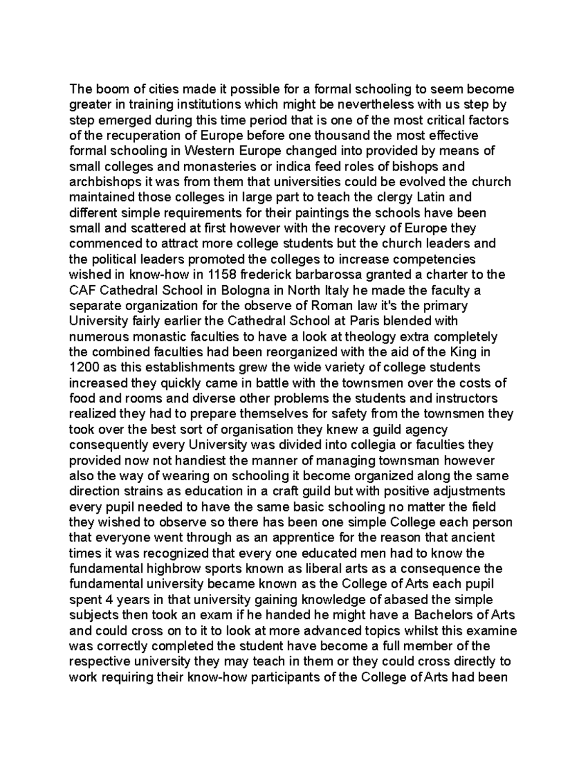 Hist 2321 Societal Progress of the High Middle Ages - The boom of ...