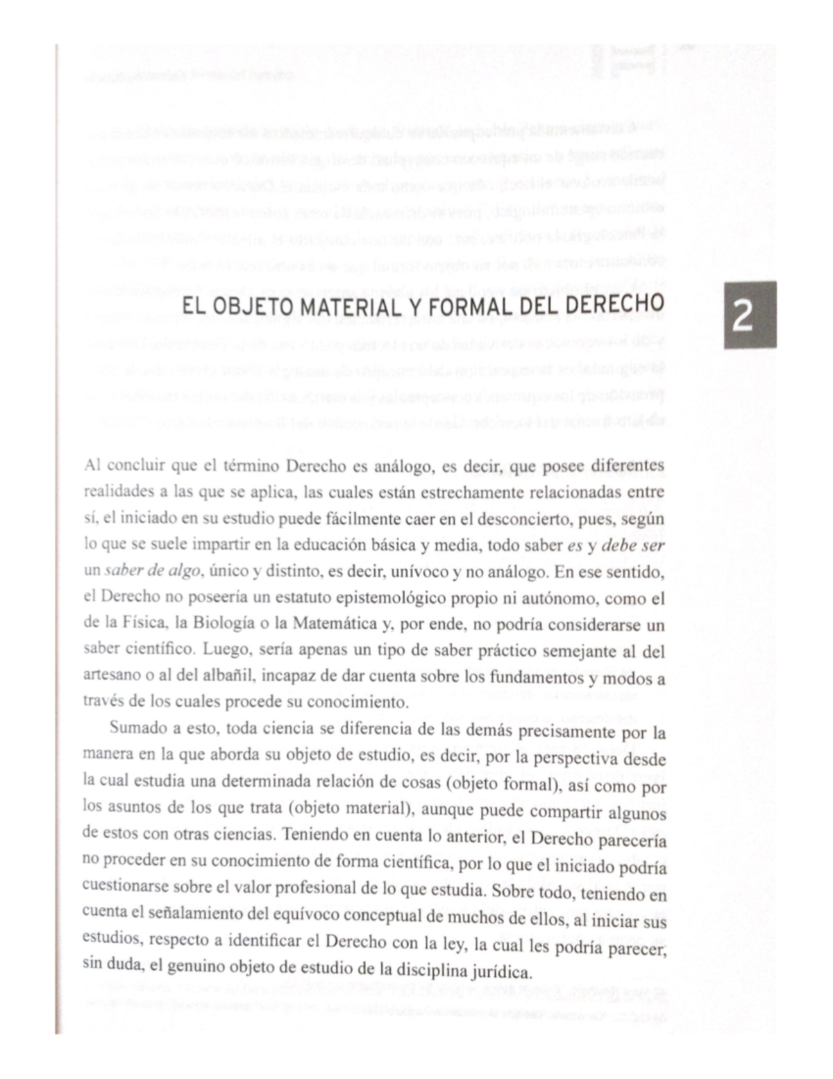 Objeto Material y Formal del Derecho - Filosofía Del Derecho - Studocu