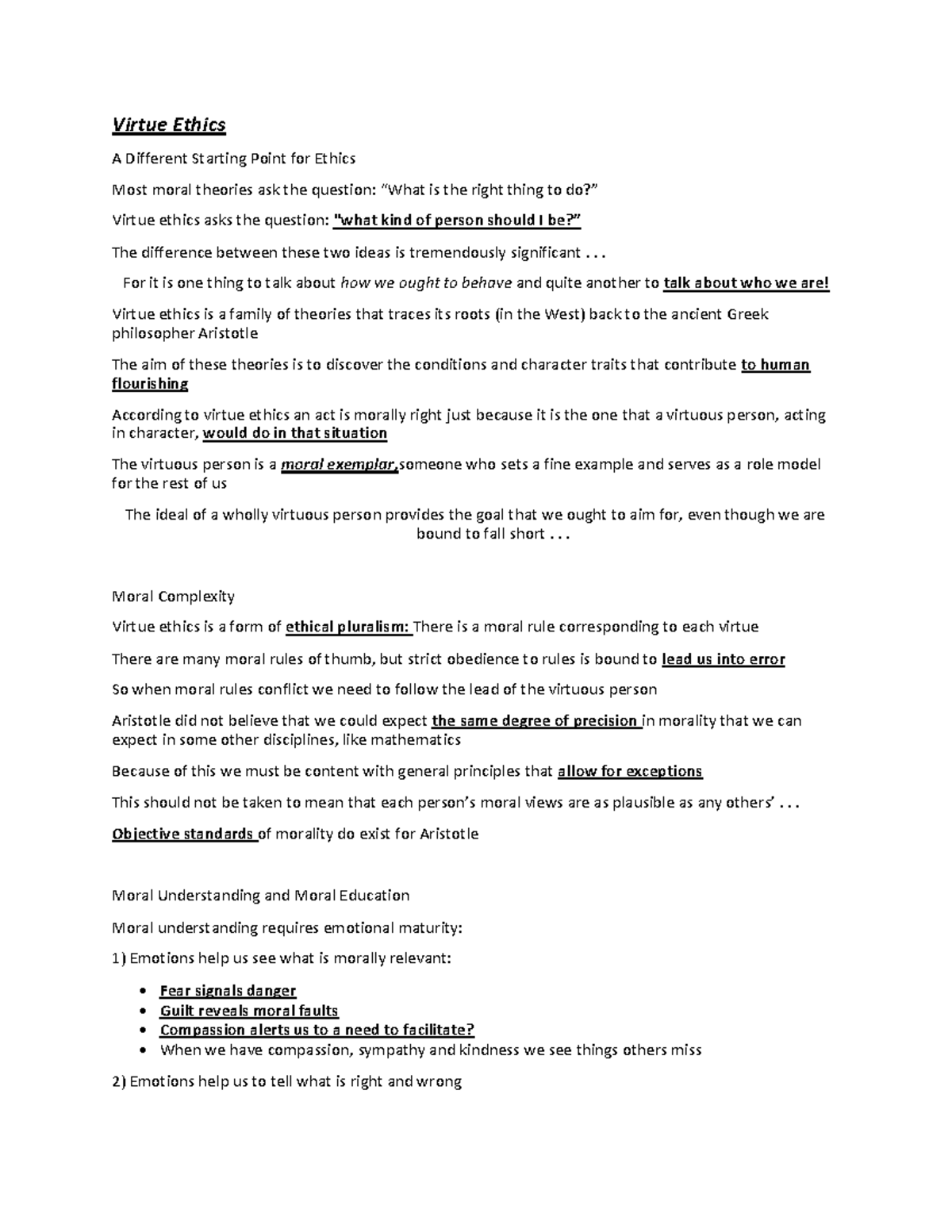 Virue and social contracts ethics - Virtue Ethics A Different Starting ...