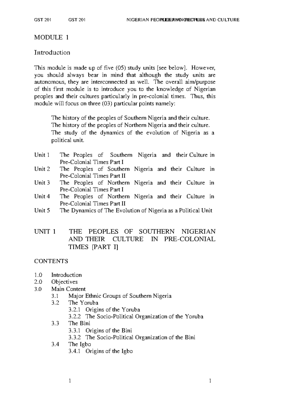 Module 1 - MODULE 1 Introduction This module is made up of five (05 ...