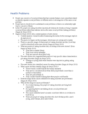 Understanding Social Problems Notes - Understanding Social Problems ...