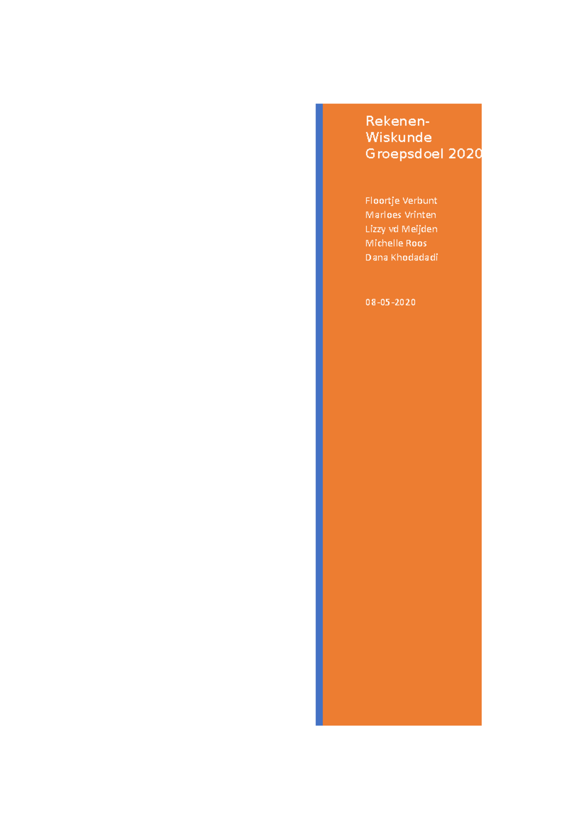 Groepsdoel handelingsmodel (002) - Rekenen- Wiskunde Groepsdoel 2020 ...