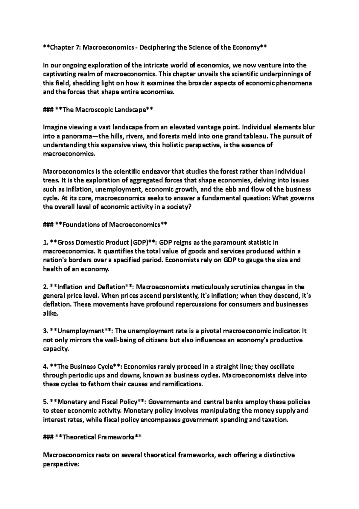 Macro conc 5 - To calculate the values of the two interest rates on ...