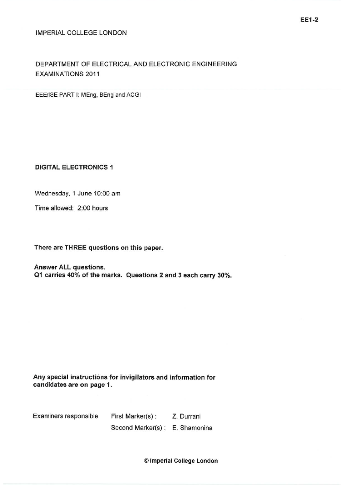 Sample Practice Exam 1 2011 Answers Warning Decodescan Unexpected Mcu Data Current Marker