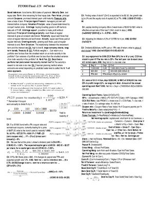 [FIN300] Finance Formulas - Chapter 14 Capital Costing Cost of Equity ...