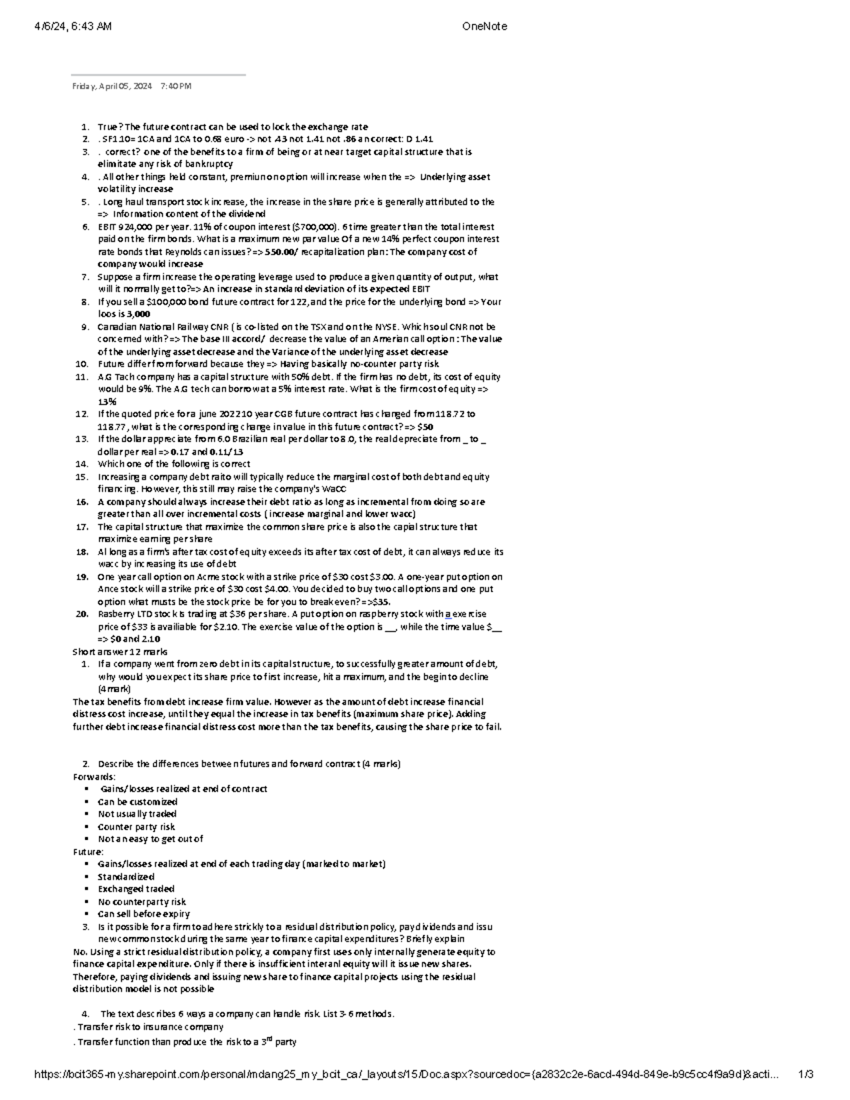 how to use fin 23 - 4/6/24, 6:43 AM OneNote - Studocu