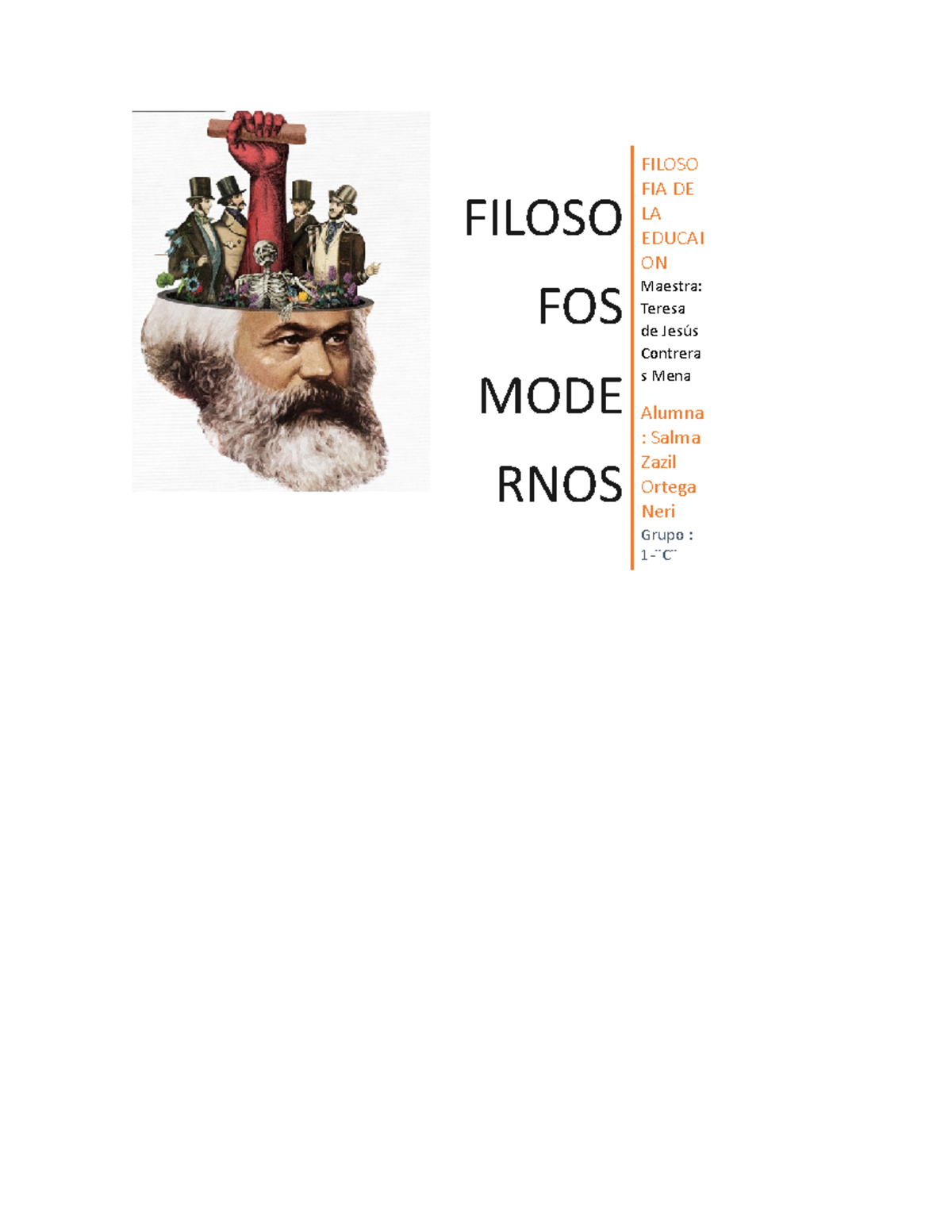 Iteresa 3 - filosofos de la educaion ensayo - FILOSO FOS MODE RNOS ...
