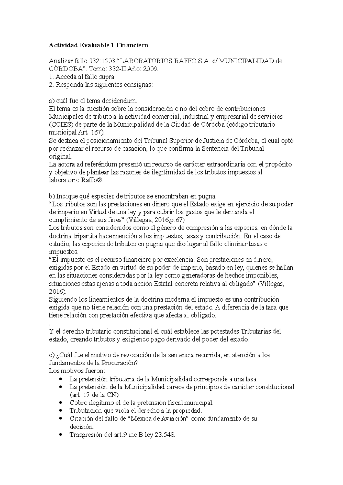 Actividad Evaluable 1 Financiero (F) - Actividad Evaluable 1 Financiero ...