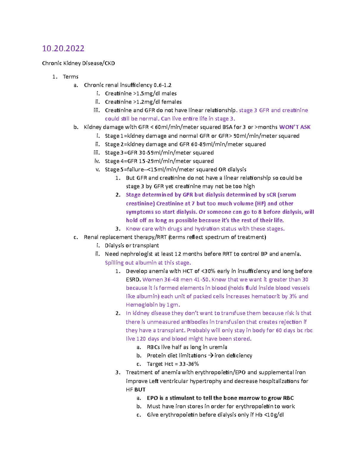 10.20 406 Chronic Kidney Disease - 10. Chronic Kidney Disease/CKD Terms ...