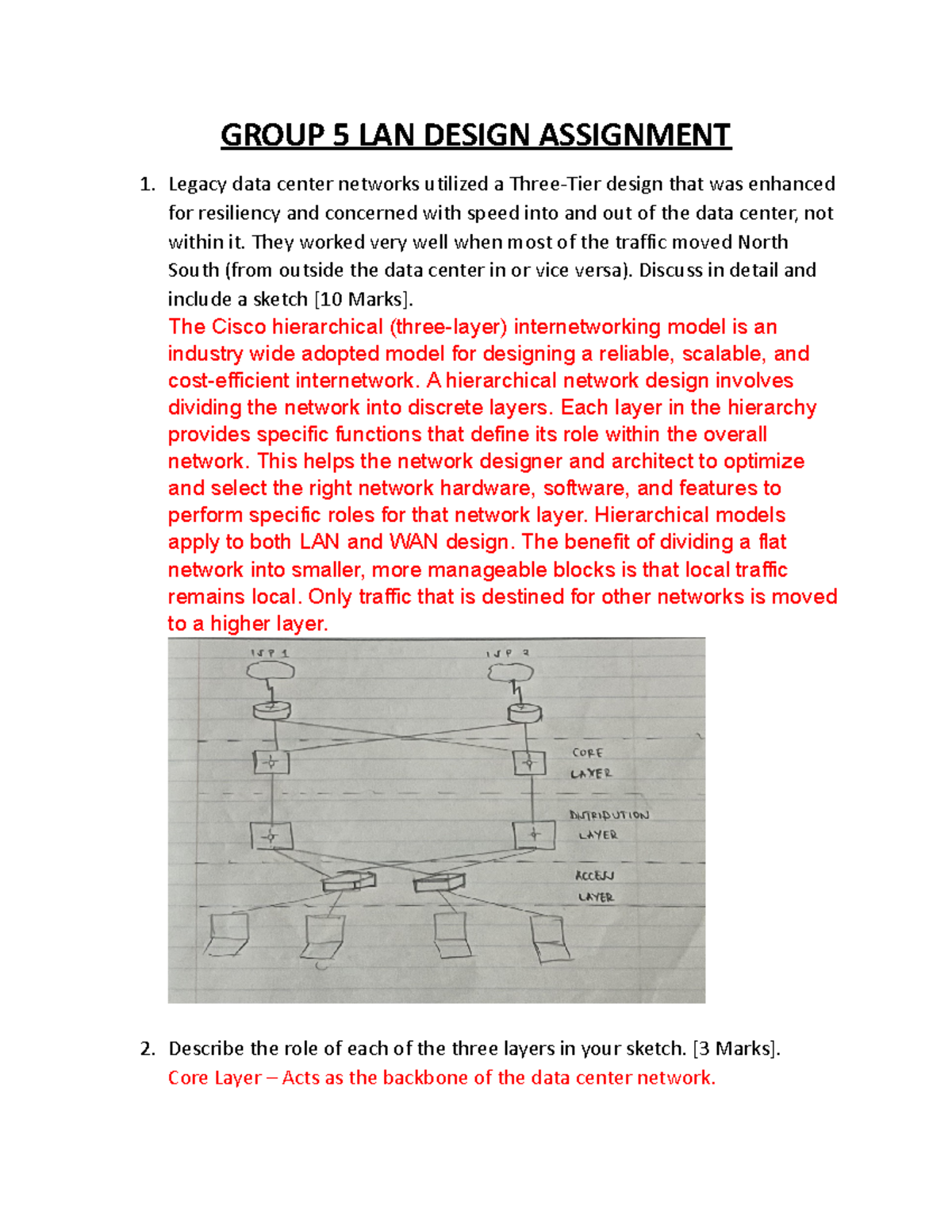 Group 5 LAN Design Assignment incomplete - GROUP 5 LAN DESIGN ...
