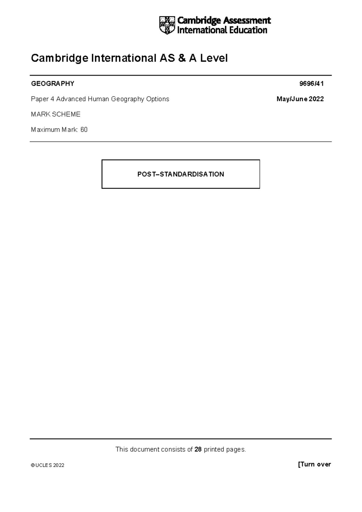 9696 41 QP & MS 2022 - notes - This document consists of 28 printed ...