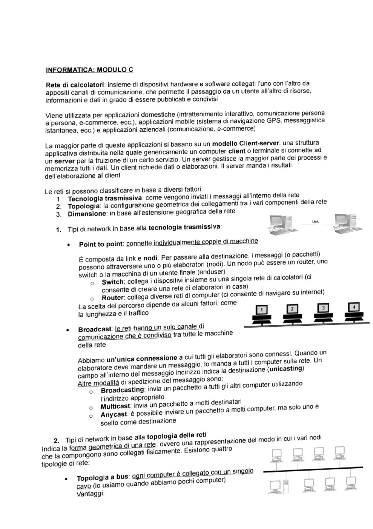 Modulo C - Informatica e tecnologie della comunicazione digitale ...