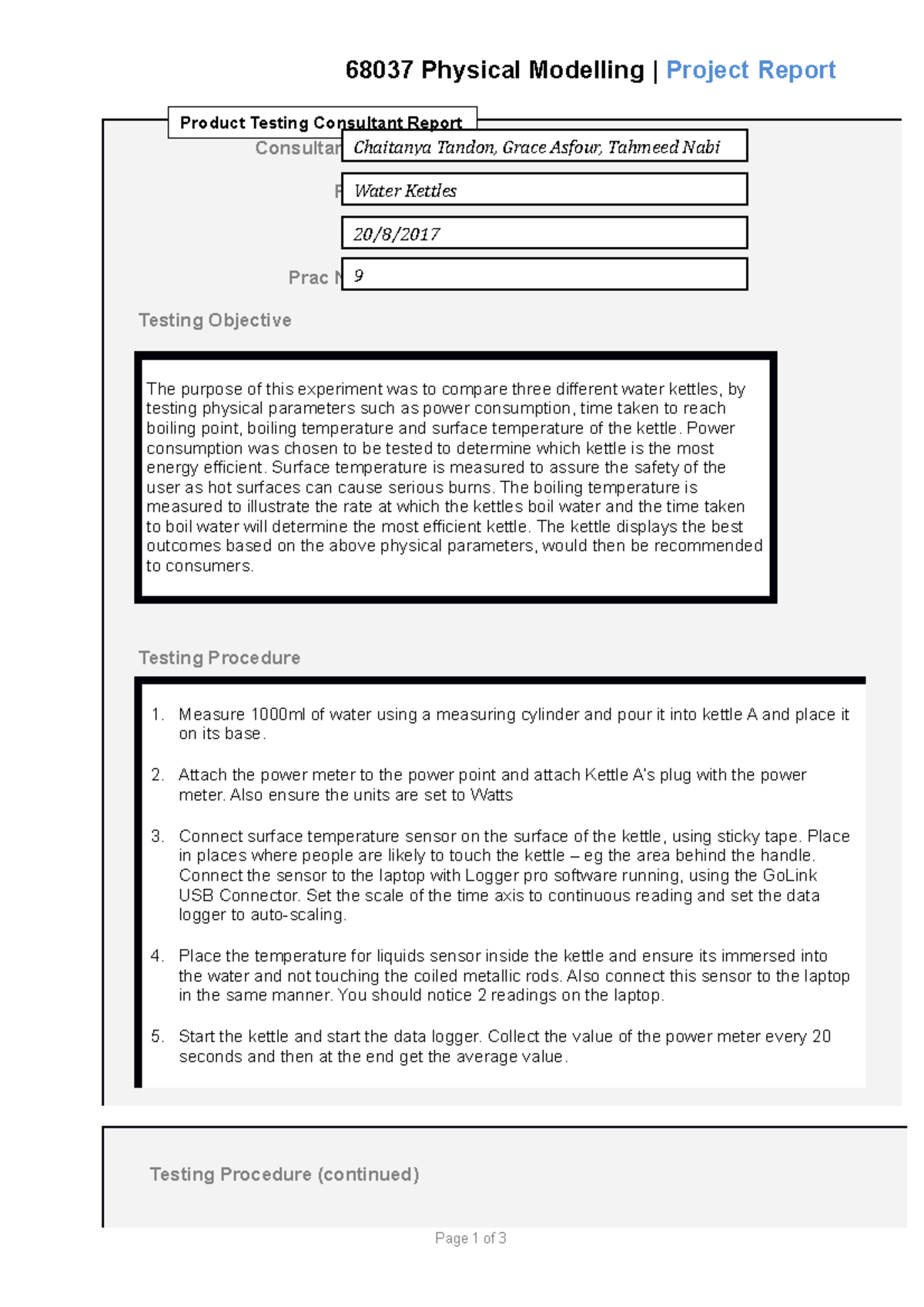 Report-2 - assignment - 68037 Physical Modelling | Project Report ...
