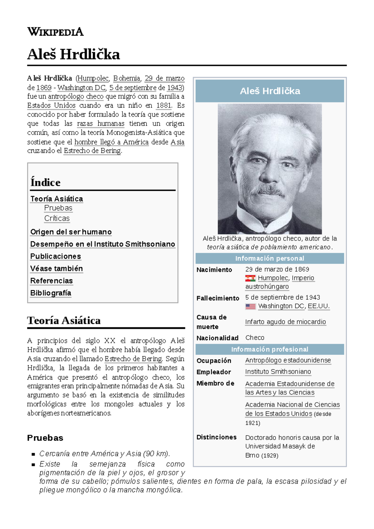 Aleš Hrdlička - Alvarado Percobich Jorge Enrique - Aleš Hrdlička Aleš ...