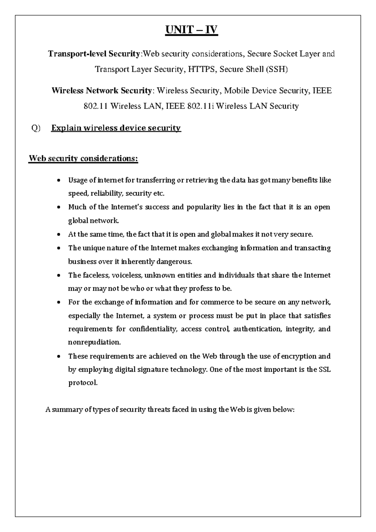 CNS notes jntuh r18 clear,easily understandable notes,detailed for ...