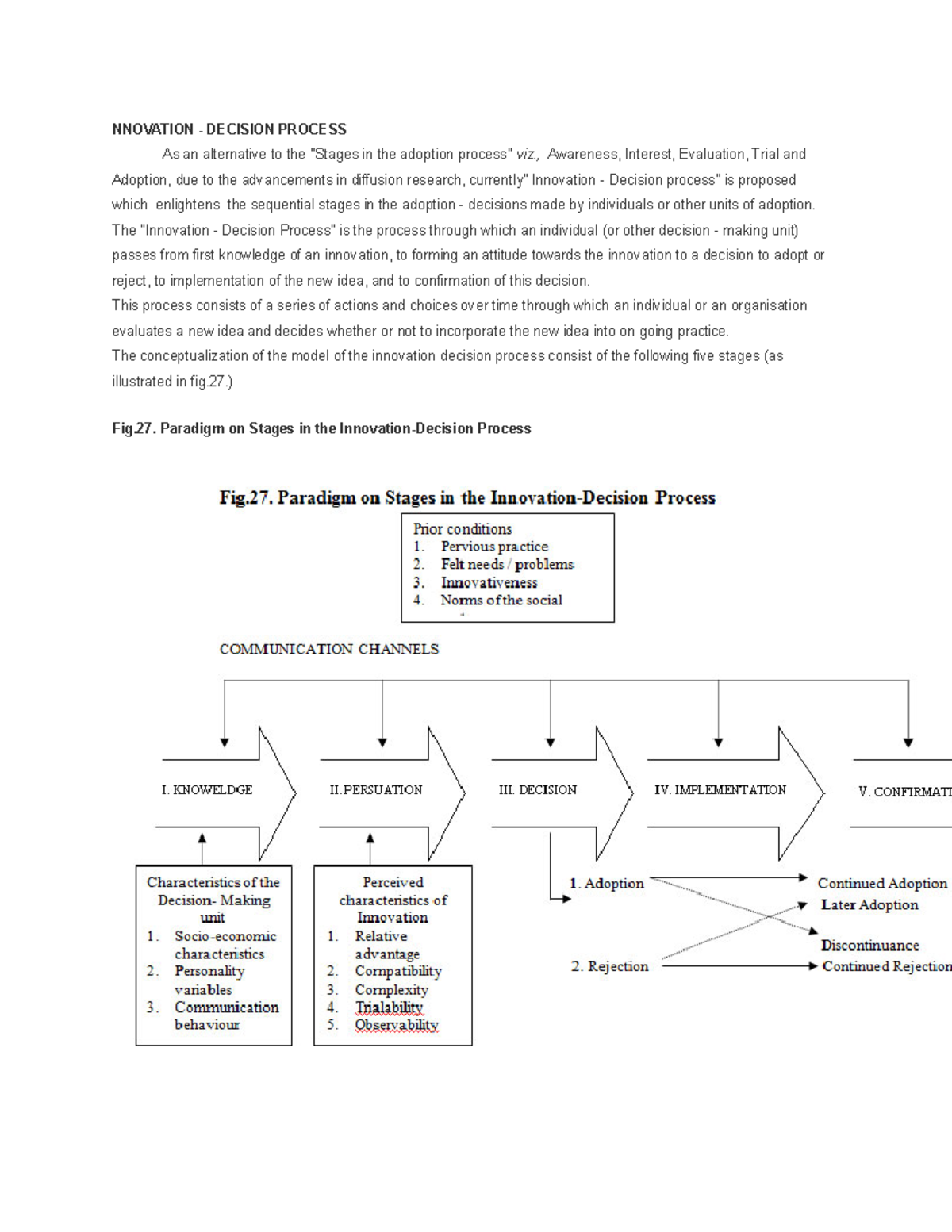 Adoption stages and Adopter categories - NNOVATION - DECISION PROCESS ...
