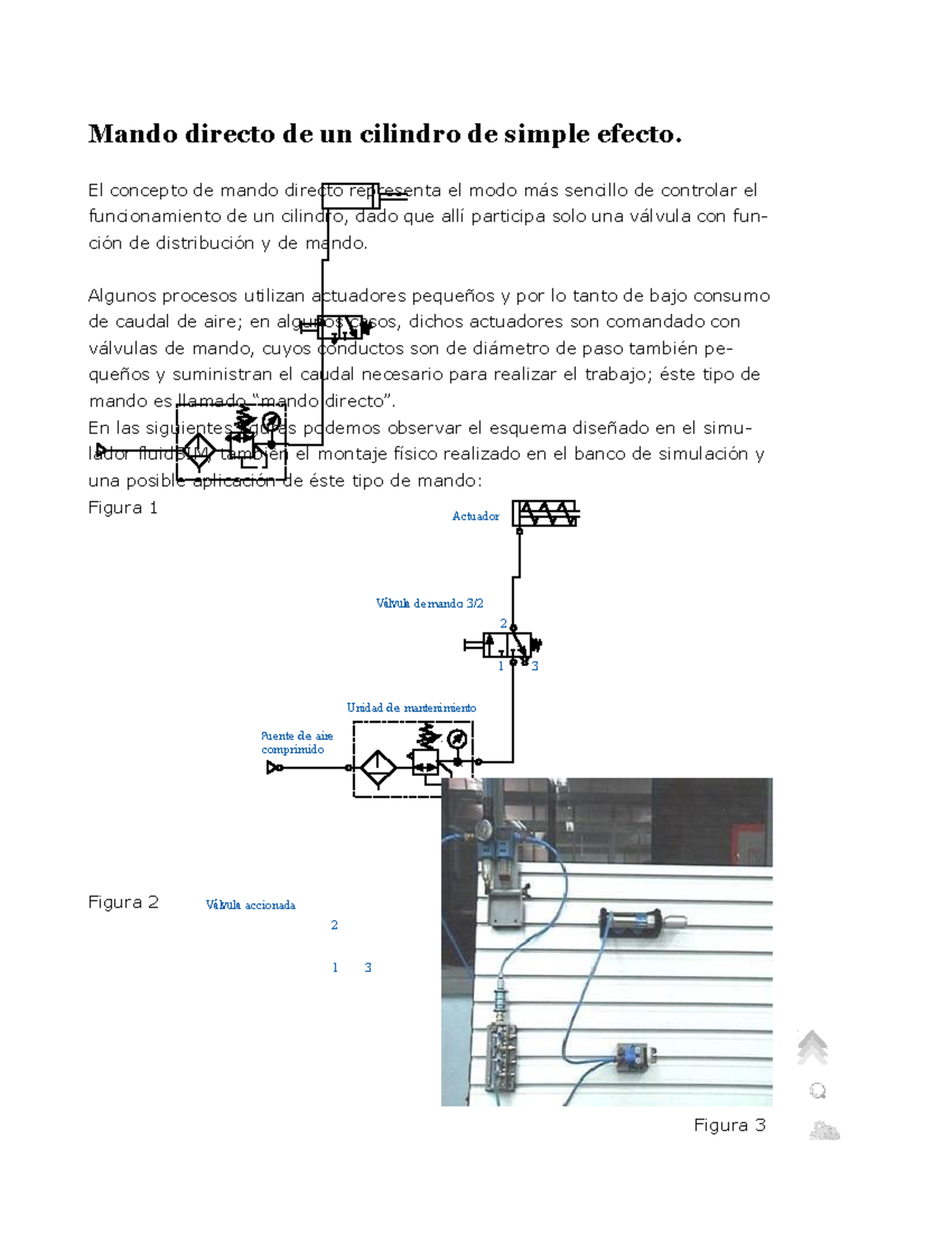 113405134 Mando Directo de Un Cilindro de Simple Efecto - Mando directo de un cilindro de simple ...