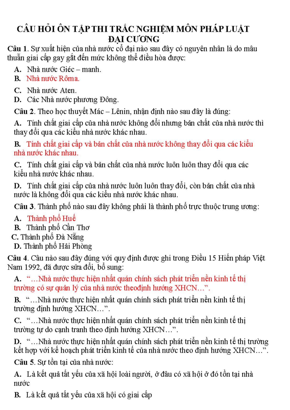 1-trac-nghiem-phap-luat-dai-cuong-vieclamvui-đã chuyển đổi - CÂU HỎI ÔN TẬP THI TRẮC NGHIỆM MÔN ...
